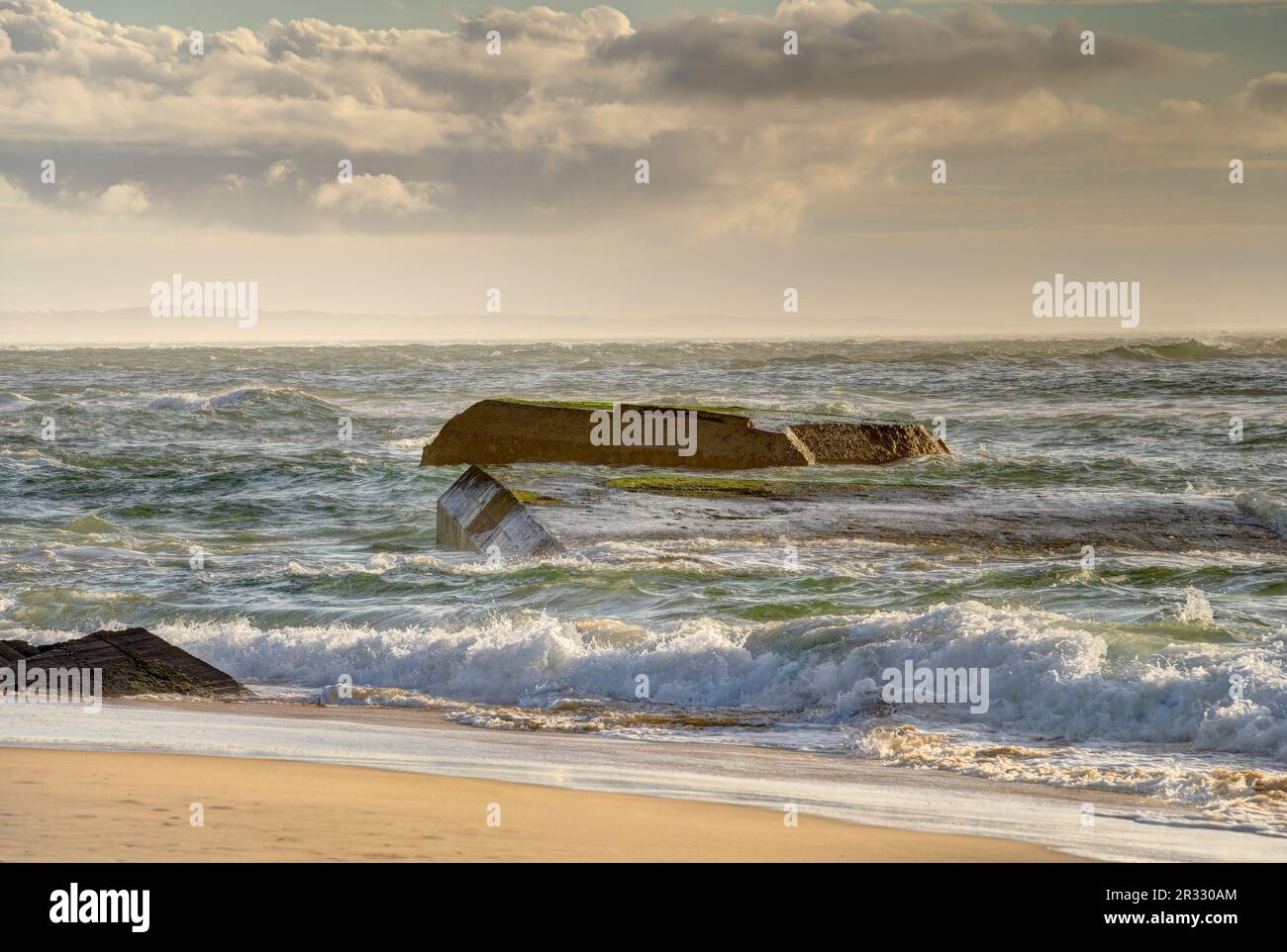 Cap Ferret Beach, France Stock Photo - Alamy