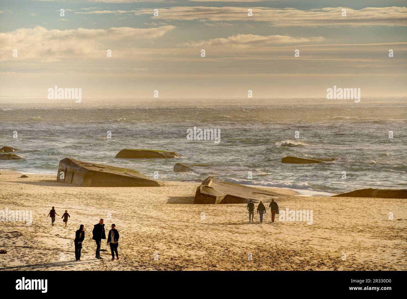 Cap Ferret Beach, France Stock Photo - Alamy
