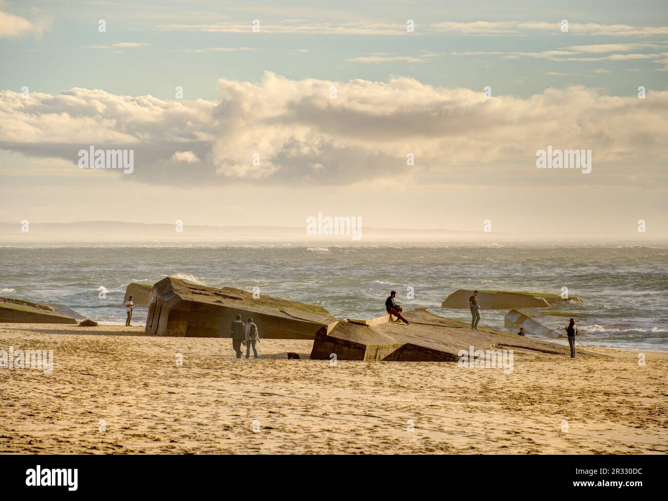 Cap Ferret Beach, France Stock Photo - Alamy