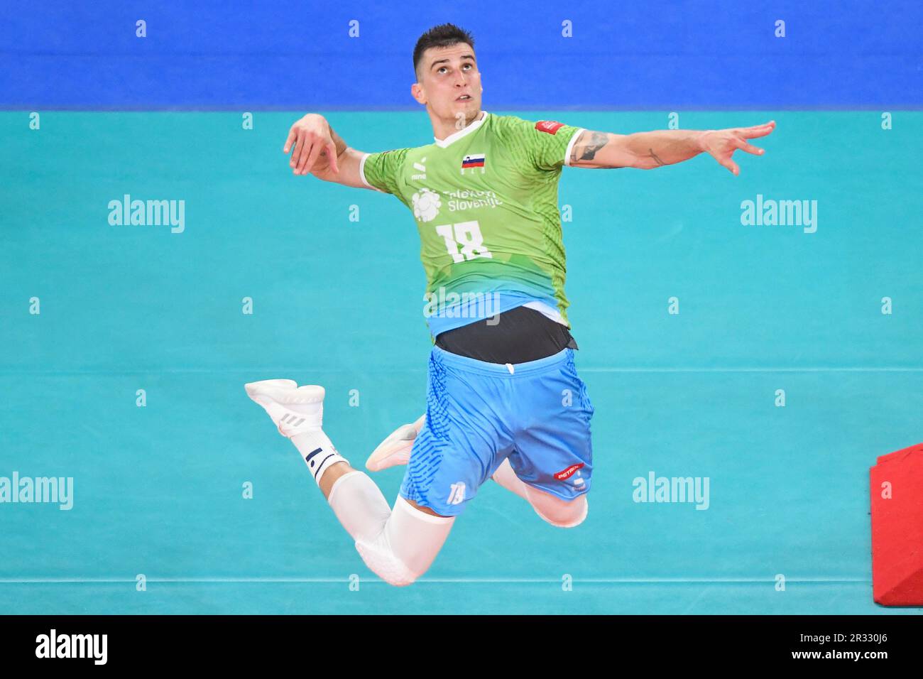 Klemen Cebulj (Slovenia). Volleyball World Championship 2022. Quarter ...