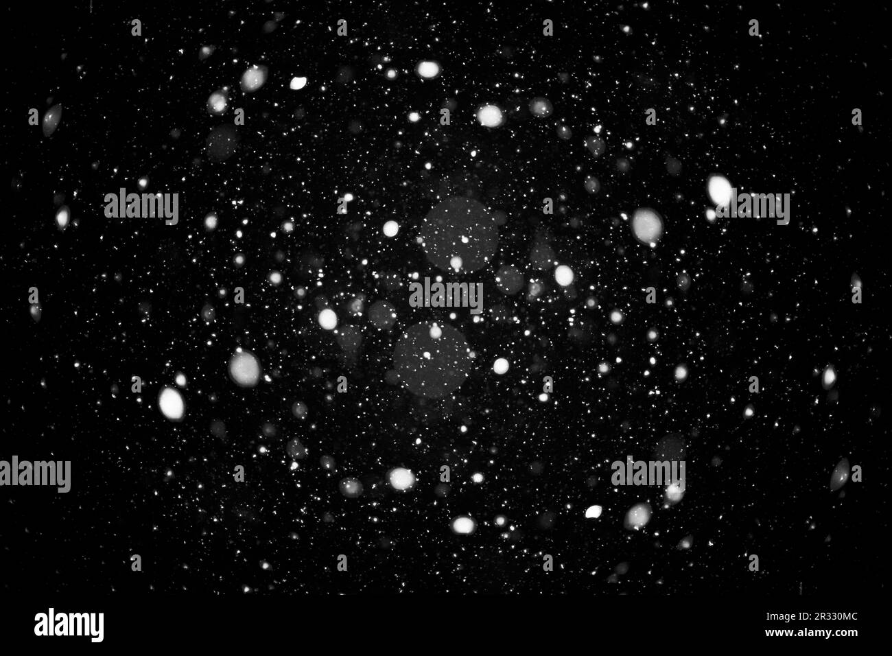 Snowstorm cold snow wind Black and White Stock Photos & Images - Alamy