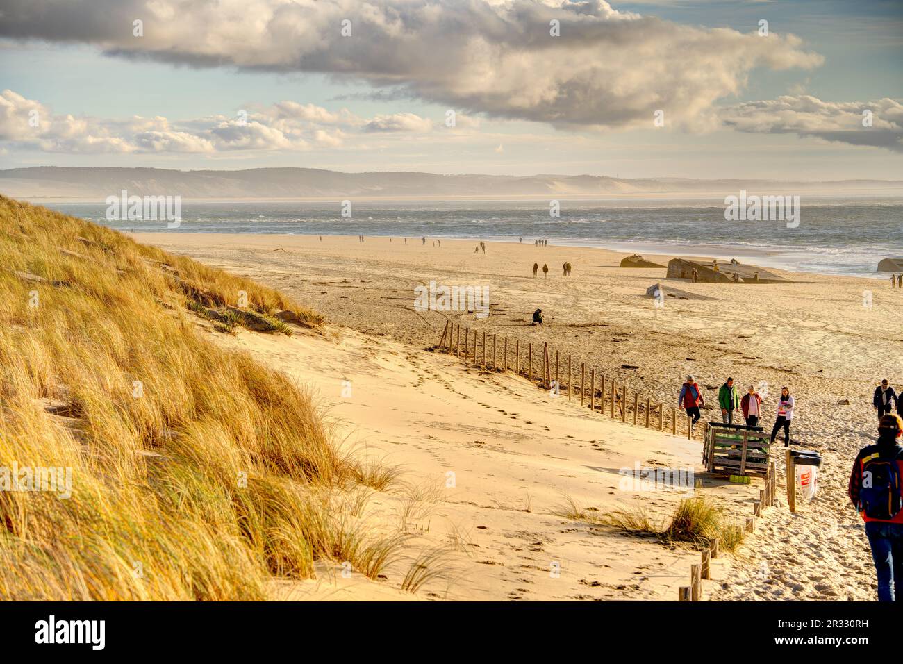 Cap Ferret Beach, France Stock Photo - Alamy