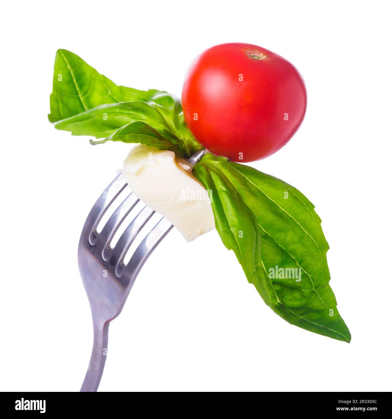 Caprese italian mediterranean salad Cut Out Stock Images & Pictures - Alamy