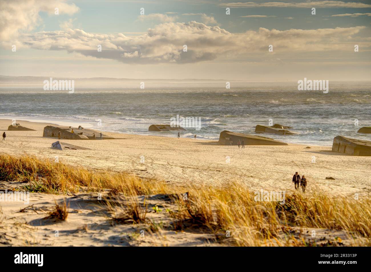 Cap Ferret Beach, France Stock Photo - Alamy
