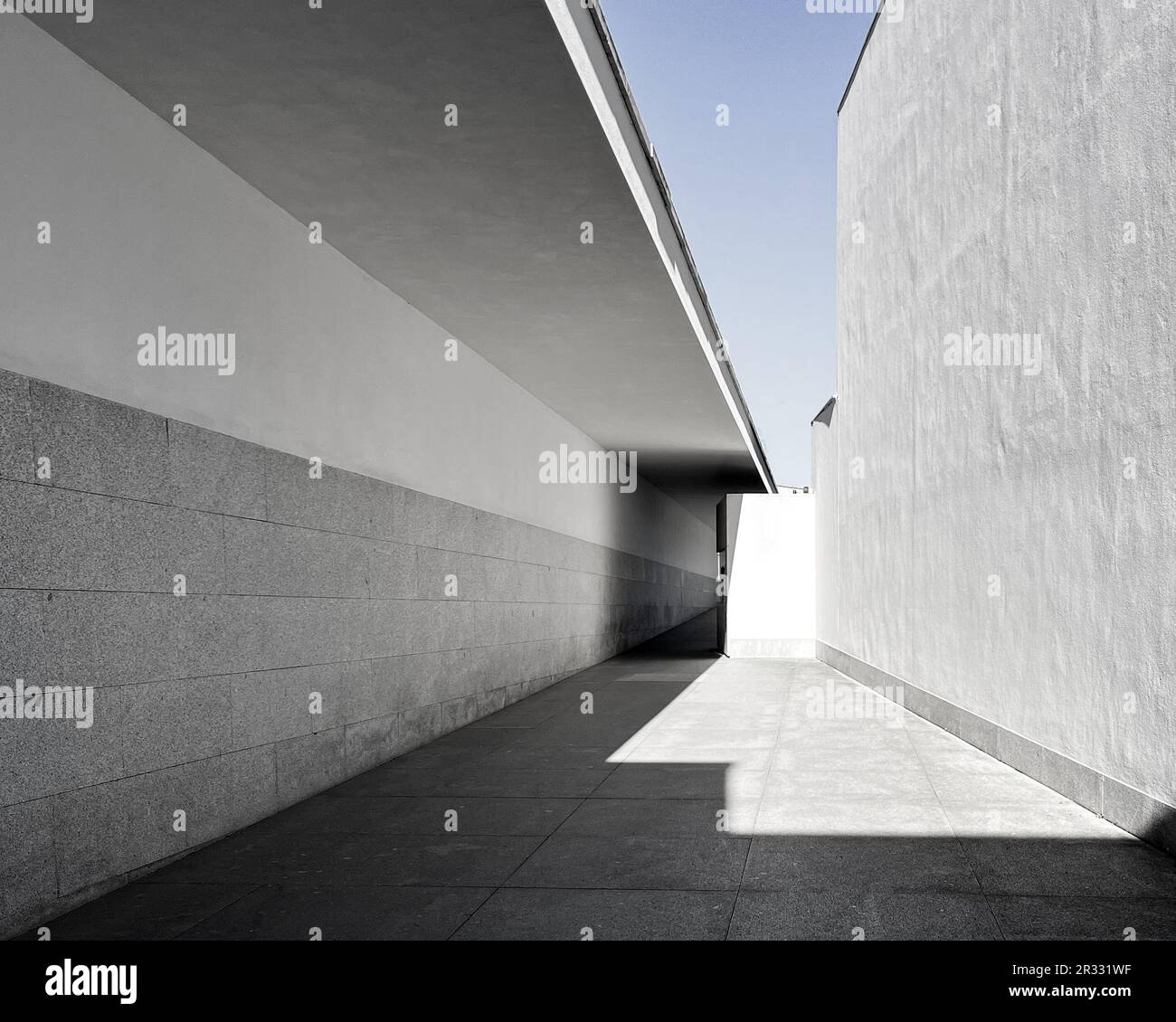 A museum designes by the portguese architect, Alvaro Siza Stock Photo ...