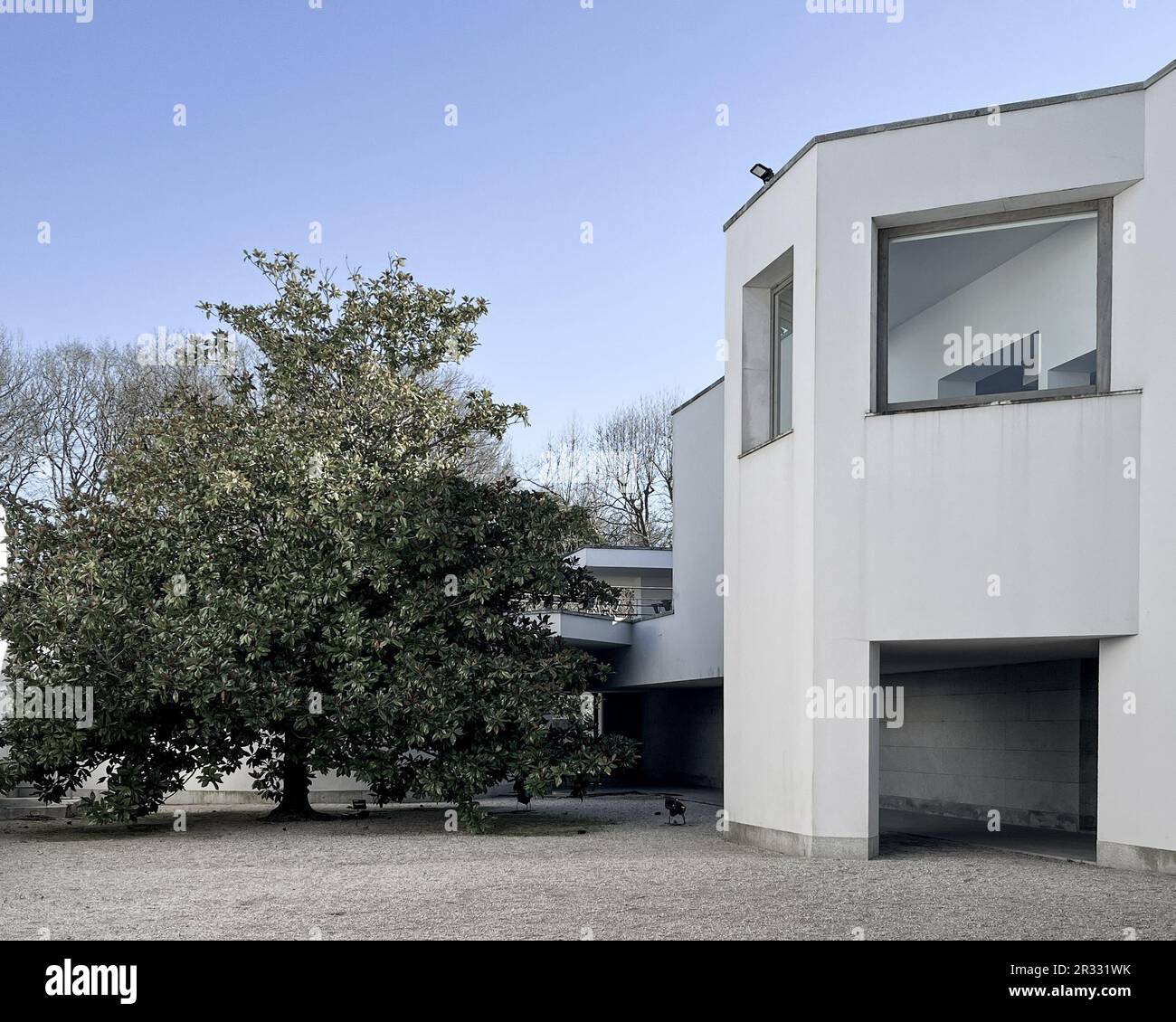 A museum designes by the portguese architect, Alvaro Siza Stock Photo ...