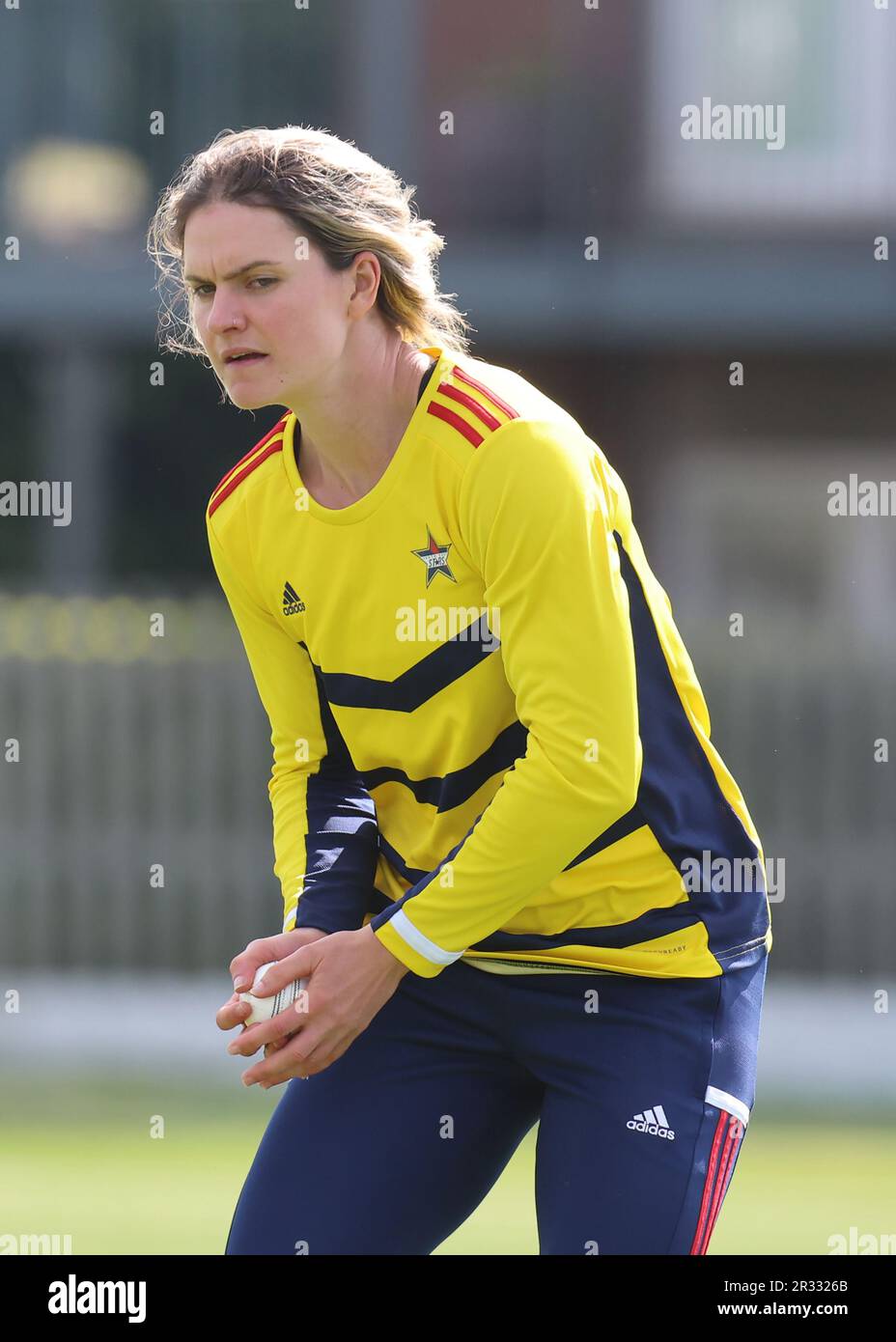 South East Stars Paige Scholfield during Charlotte Edwards Cup cricket ...