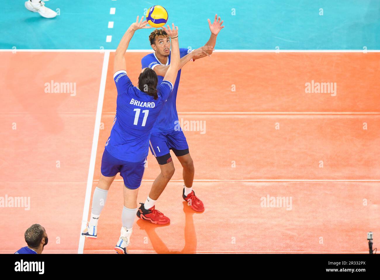 Barthelemy Chinenyeze, Antoine Brizard (France) . Volleyball World ...
