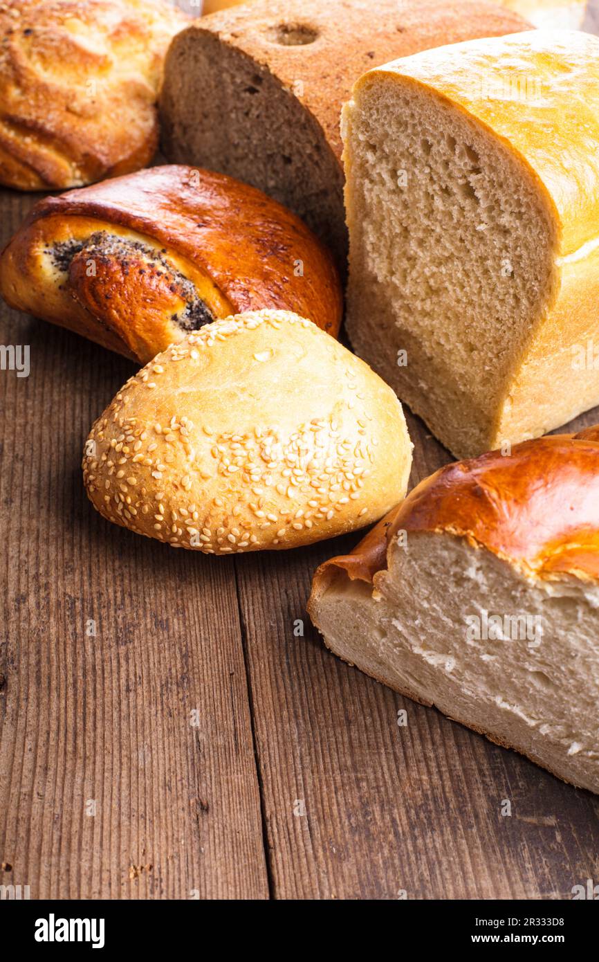 Types of bread Stock Photo - Alamy