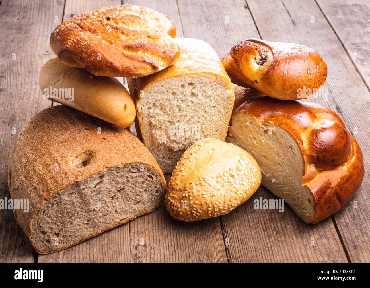 Types of bread Stock Photo - Alamy