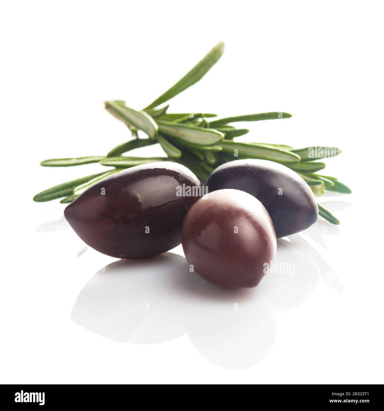 Plate tasty salad olives Cut Out Stock Images & Pictures - Alamy