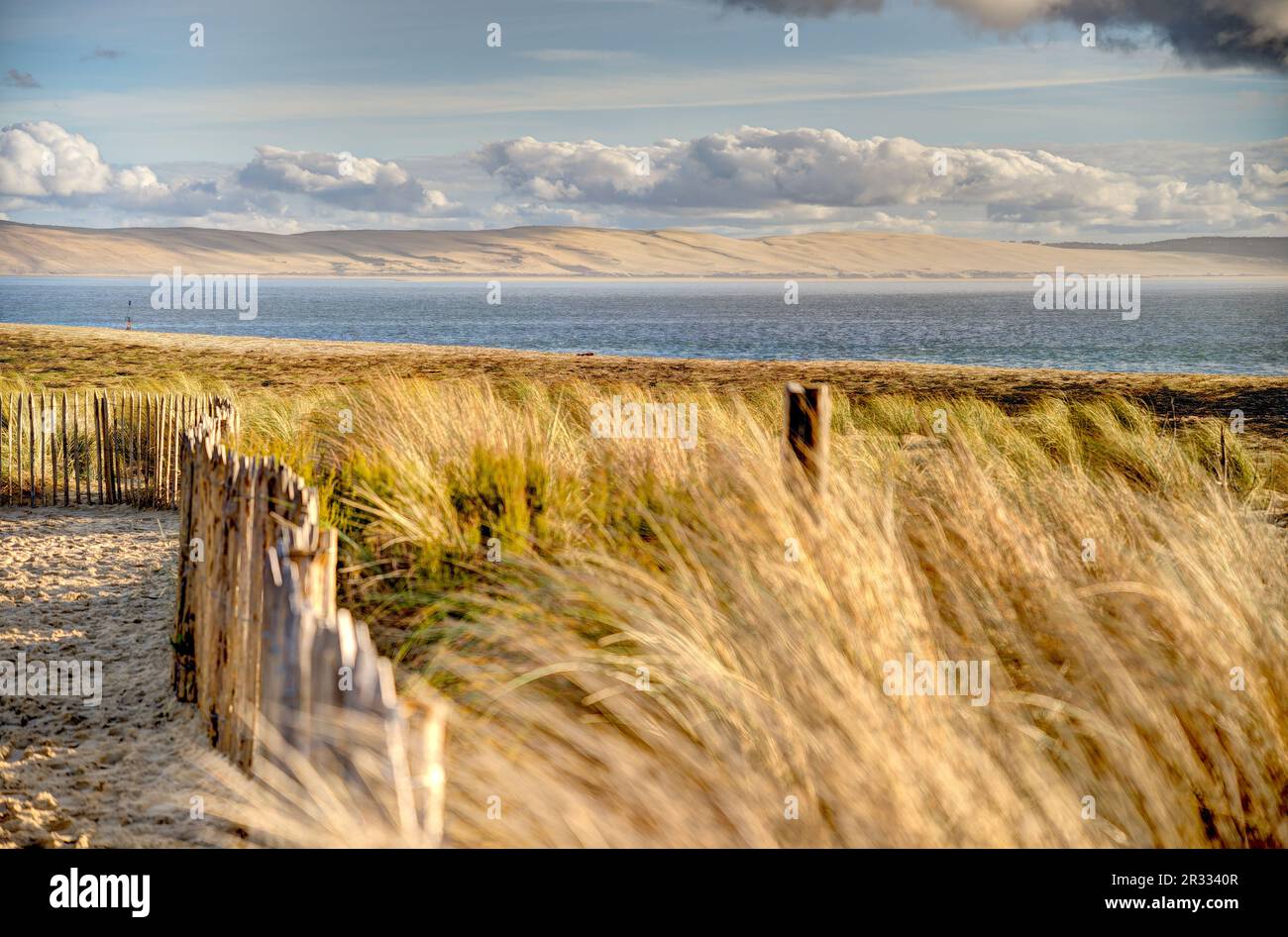 Cap Ferret Beach, France Stock Photo - Alamy