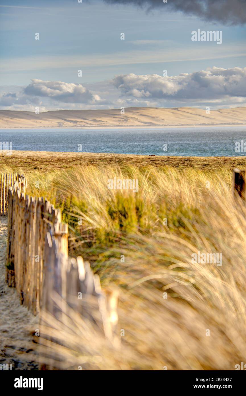 Cap Ferret Beach, France Stock Photo - Alamy