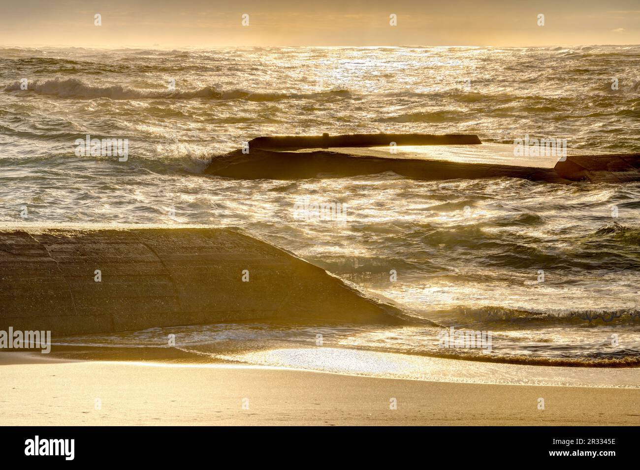 Cap Ferret Beach, France Stock Photo - Alamy