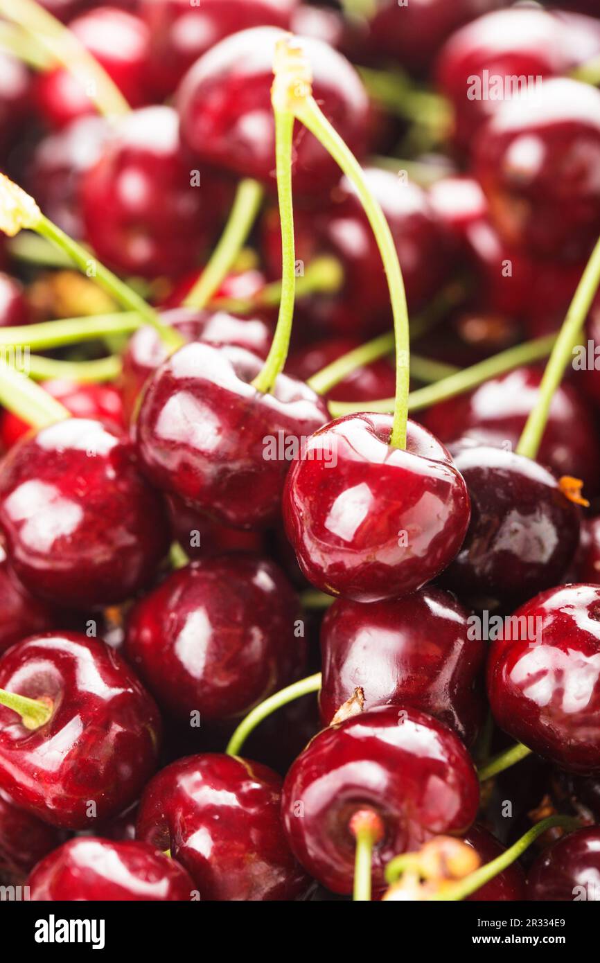 Cherry background hi-res stock photography and images - Alamy
