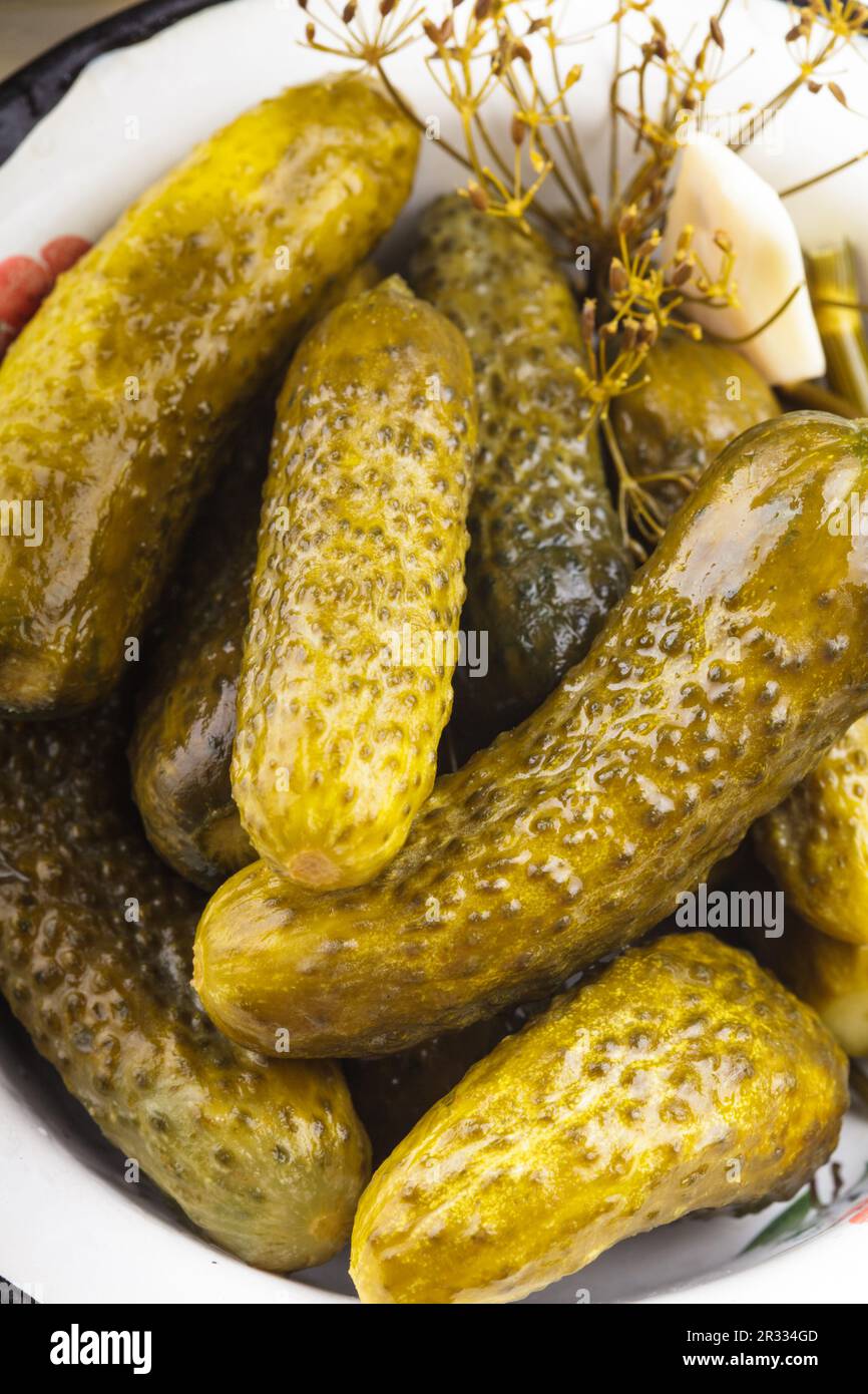 Salted cucumber hi-res stock photography and images - Alamy