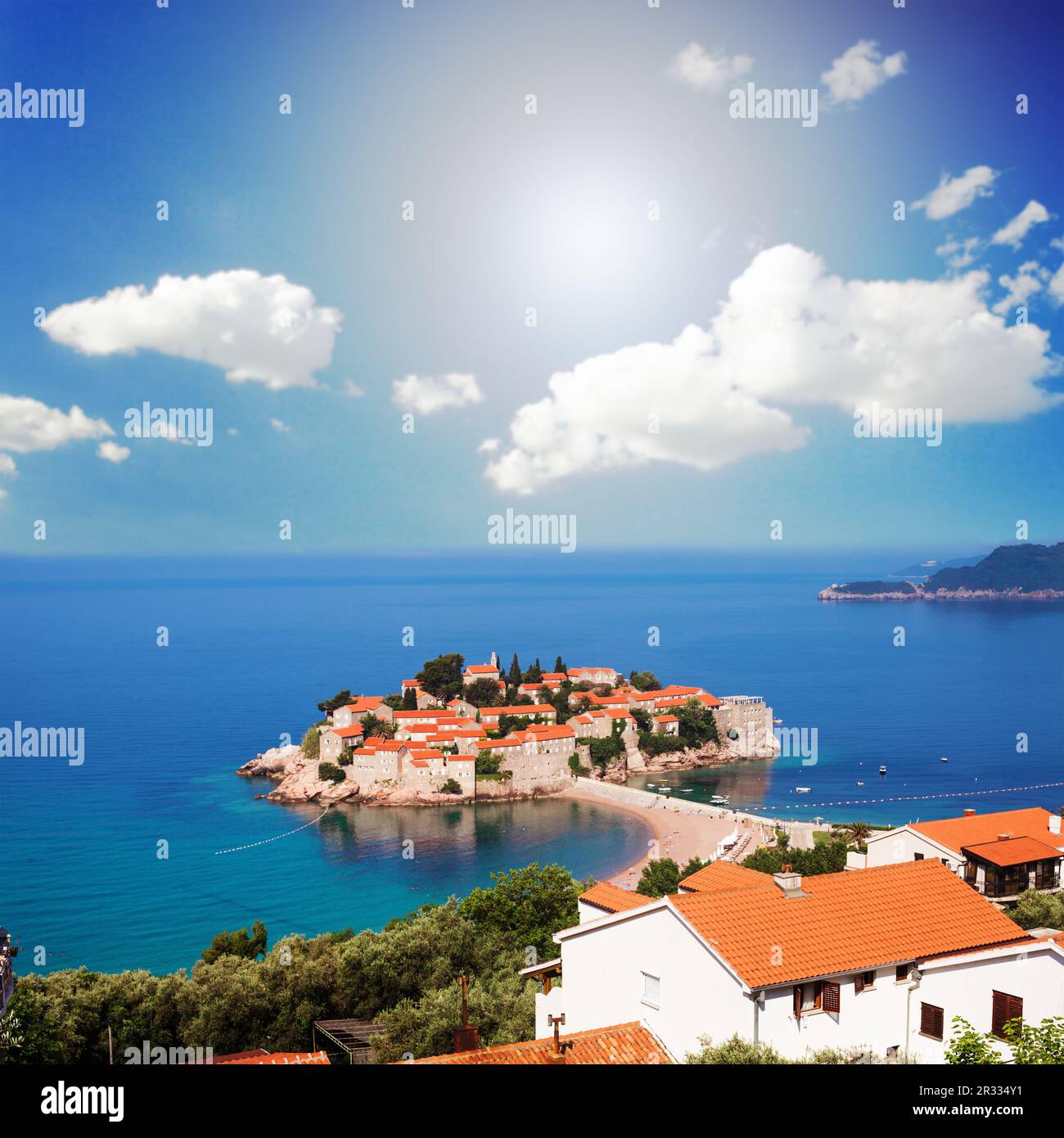St. Stephan, Montenegro Stock Photo - Alamy