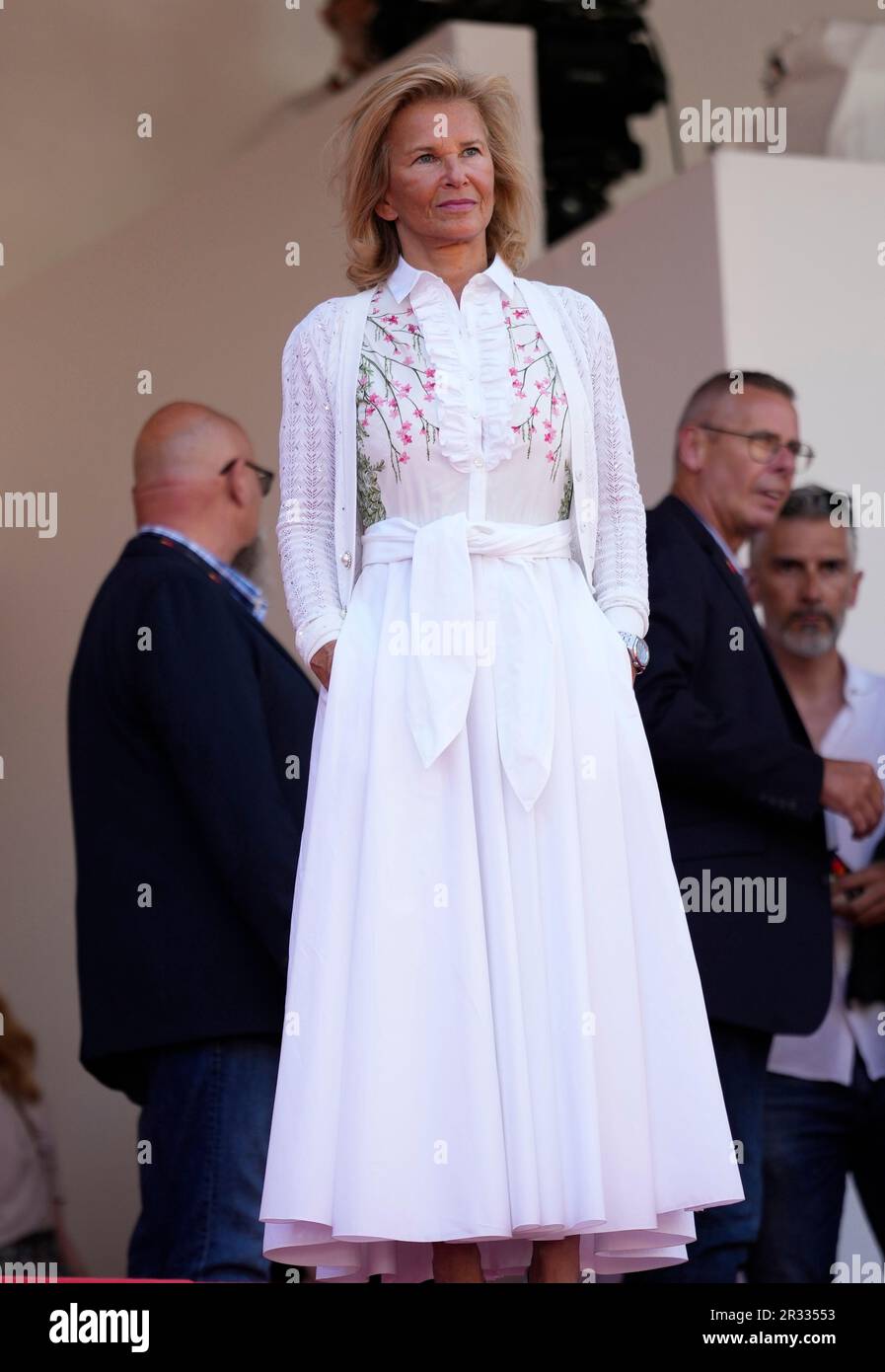 Festival president Iris Knobloch poses for photographers upon arrival ...