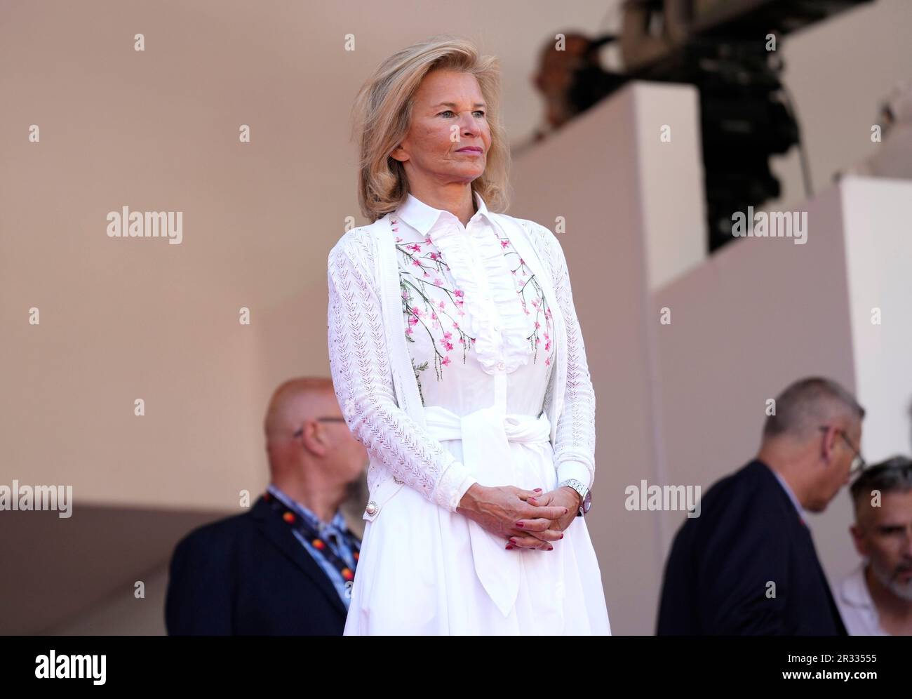 Festival president Iris Knobloch poses for photographers upon arrival ...