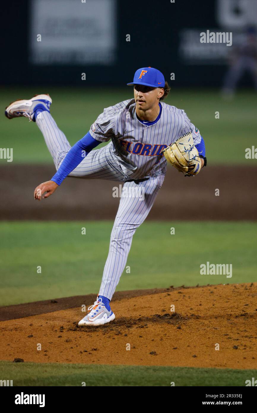 Florida Gators starting pitcher Brandon Sproat (8) in action against ...