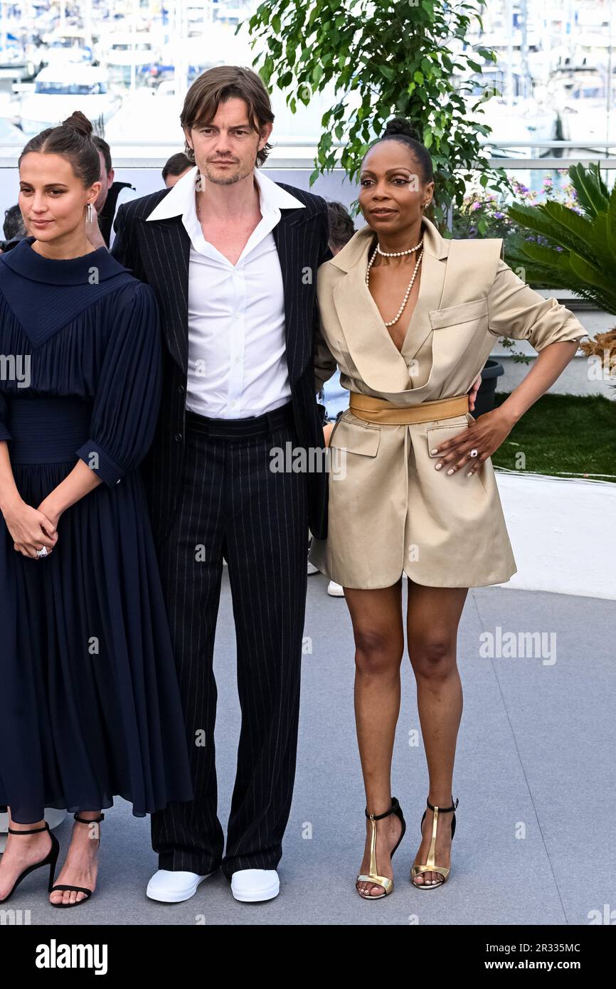 Alicia Vikander, Sam Riley, Mina Andala 76th Cannes Film Festival ...
