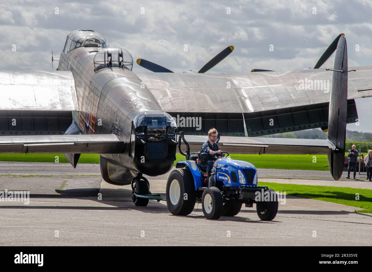 Avro Lancaster NX611 'Just Jane' at Lincolnshire Aviation Heritage ...