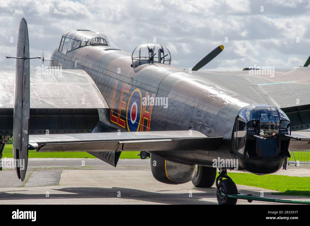Avro Lancaster NX611 'Just Jane' at Lincolnshire Aviation Heritage ...