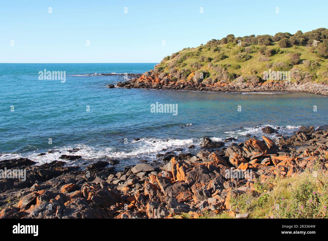 littoral at penneshaw at kangaroo island in australia Stock Photo - Alamy