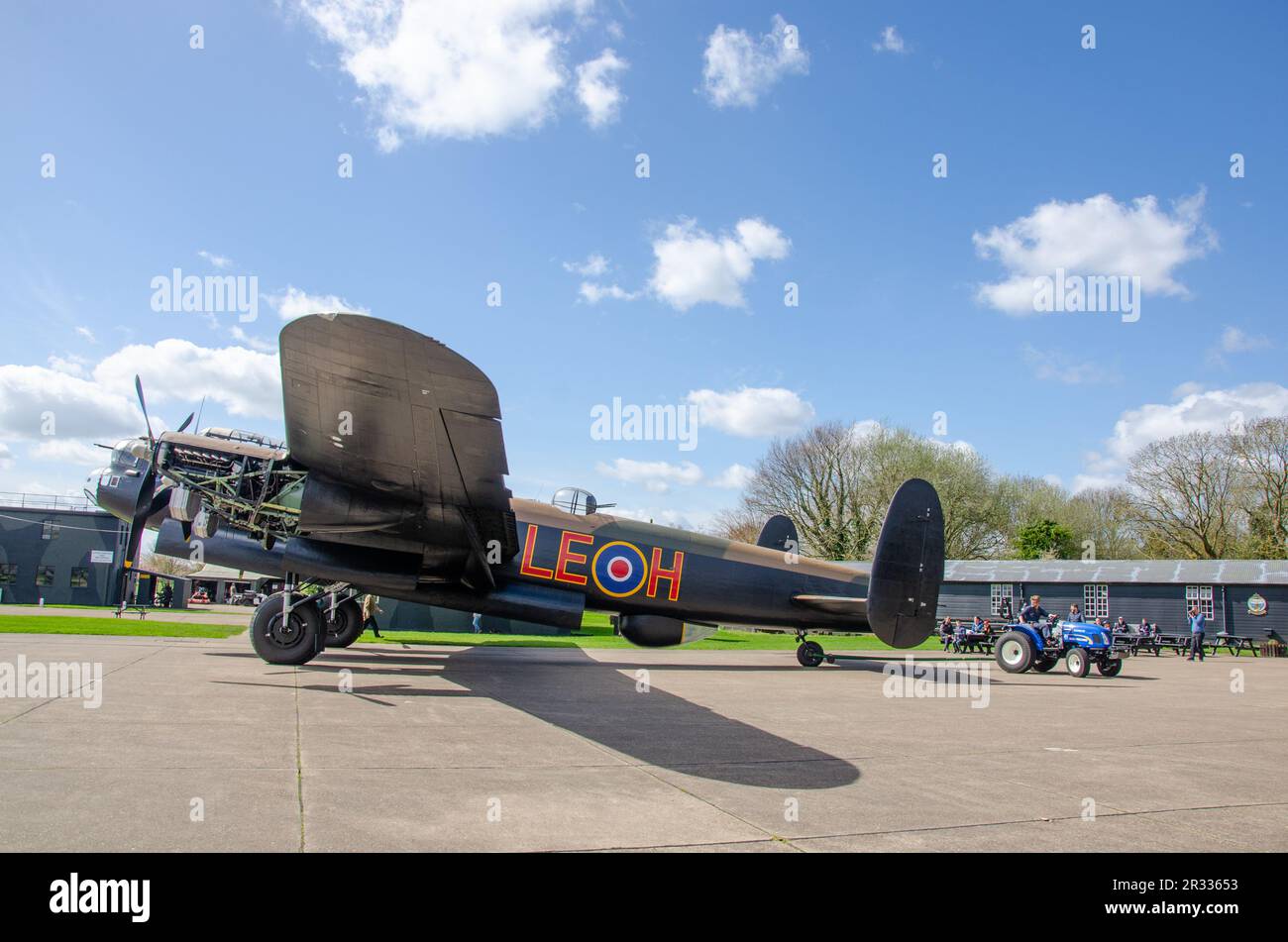 Avro Lancaster NX611 'Just Jane' at Lincolnshire Aviation Heritage ...