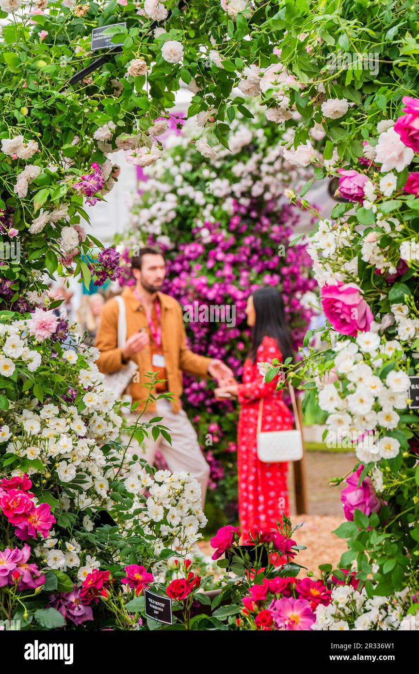 London, UK. 22nd May, 2023. Peter Beale stand - Monday at the 2023 ...