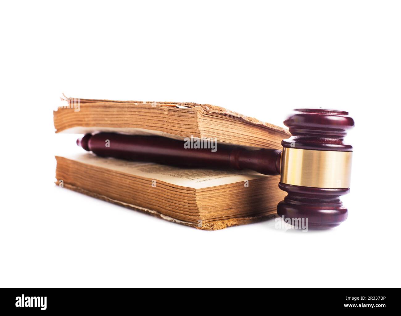 Book and gavel Stock Photo - Alamy