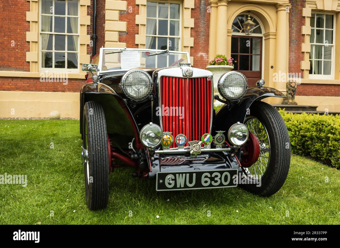 1947 MG TC. Lytham Hall Classic Car Show 2023 Stock Photo - Alamy