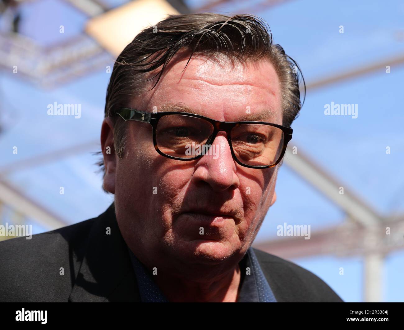 May 22, 2023, Cannes, Cote d'Azur, France: Director AKI KAURISMÃ…KI attends the screening of ...