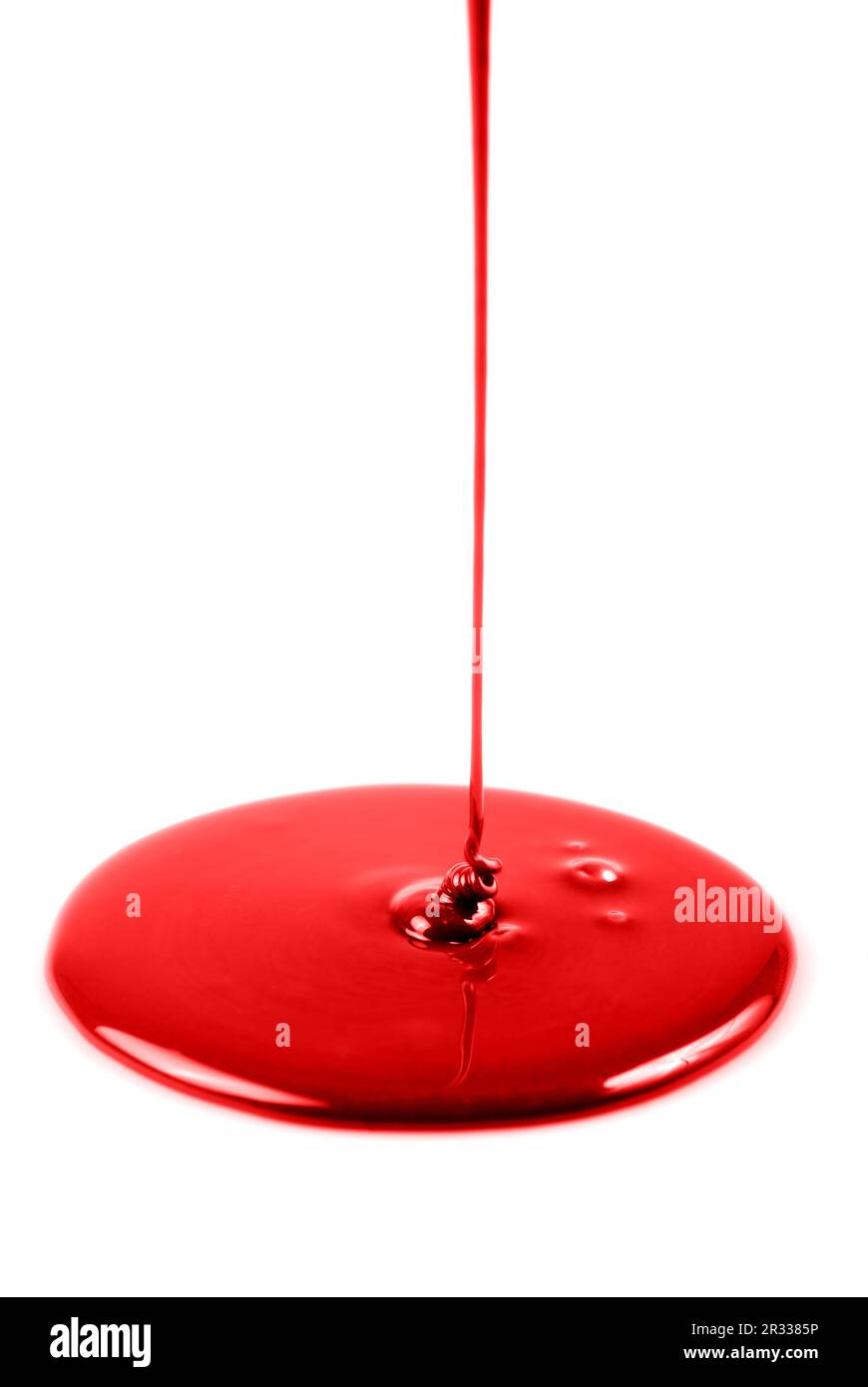 Dark red drop shape Cut Out Stock Images & Pictures - Alamy