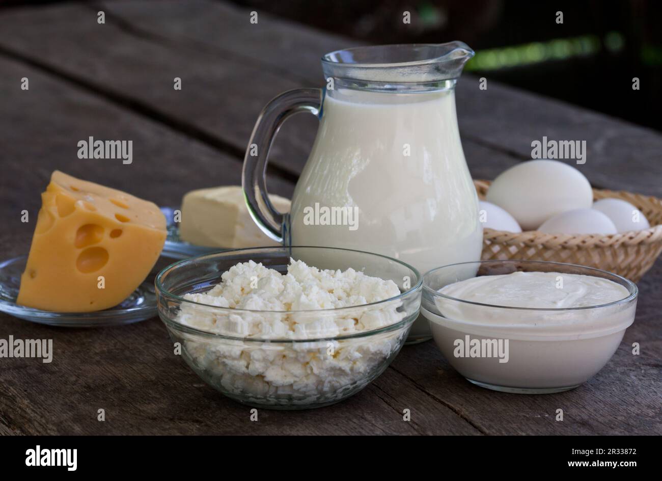 Dairy products eggs on hi-res stock photography and images - Alamy