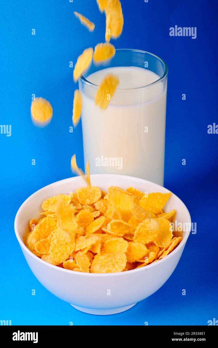 Healthy breakfast milk pouring cereal hi-res stock photography and ...