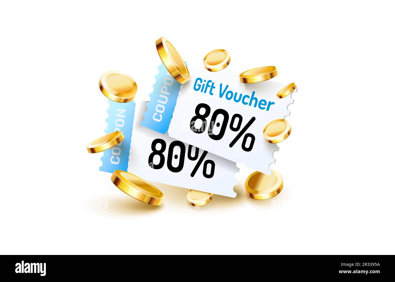 Coupon special voucher 80 percentage, Check banner special offer ...