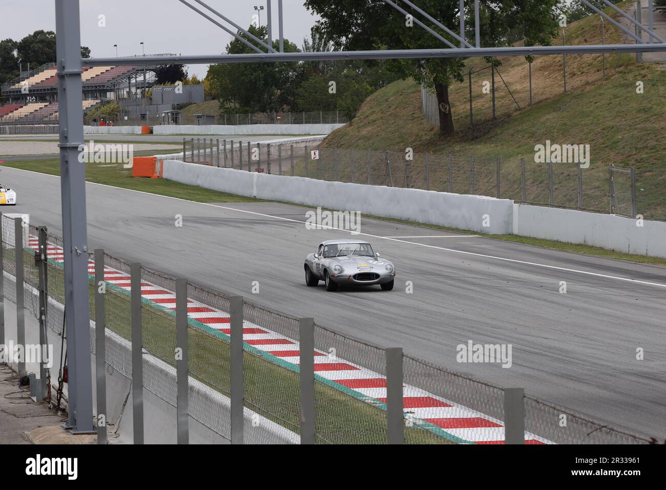 1963 Jaguar E Type racing in the 6 hours of Barcelona Paco Godia Trophy ...