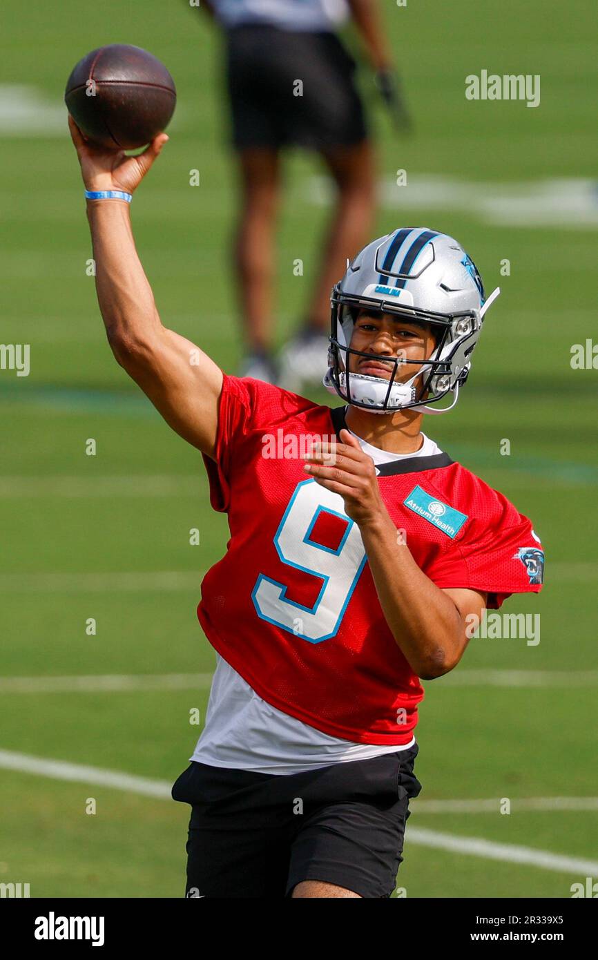 Carolina Panthers quarterback Bryce Young throws during the NFL ...