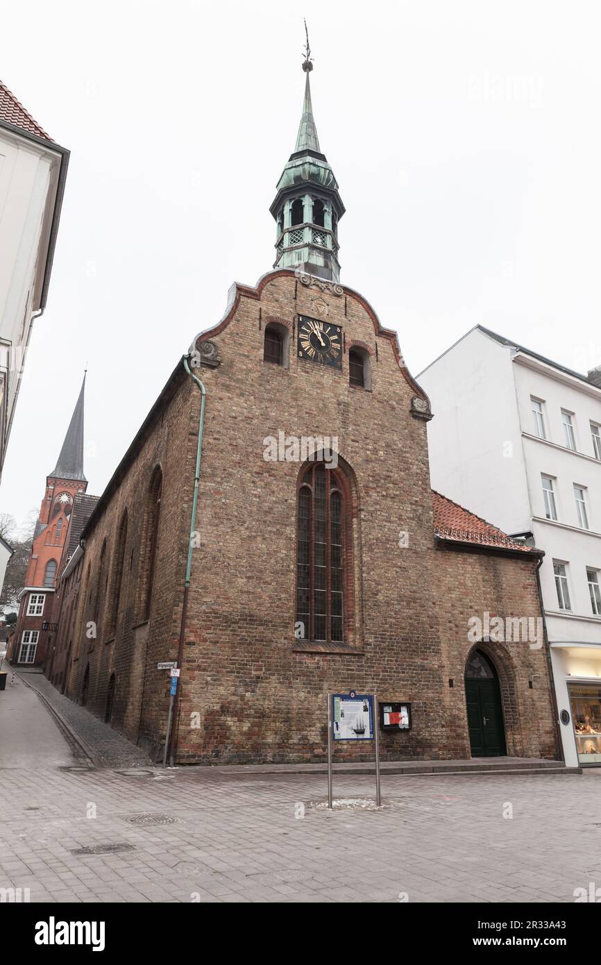Flensburg, Germany - February 10, 2017: Church of the Holy Spirit at ...