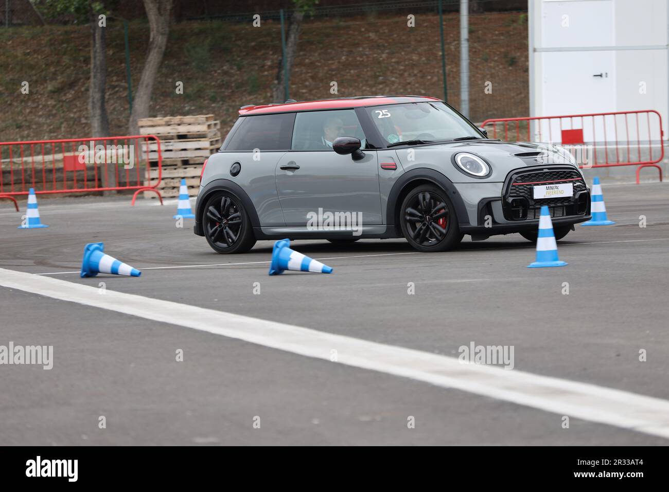 Mini Cooper test driving experience with members of public driving at ...