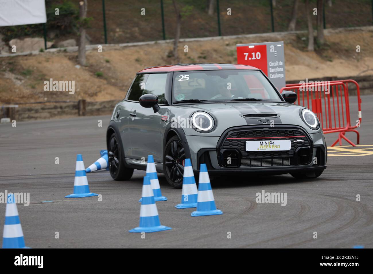 Mini Cooper test driving experience with members of public driving at ...
