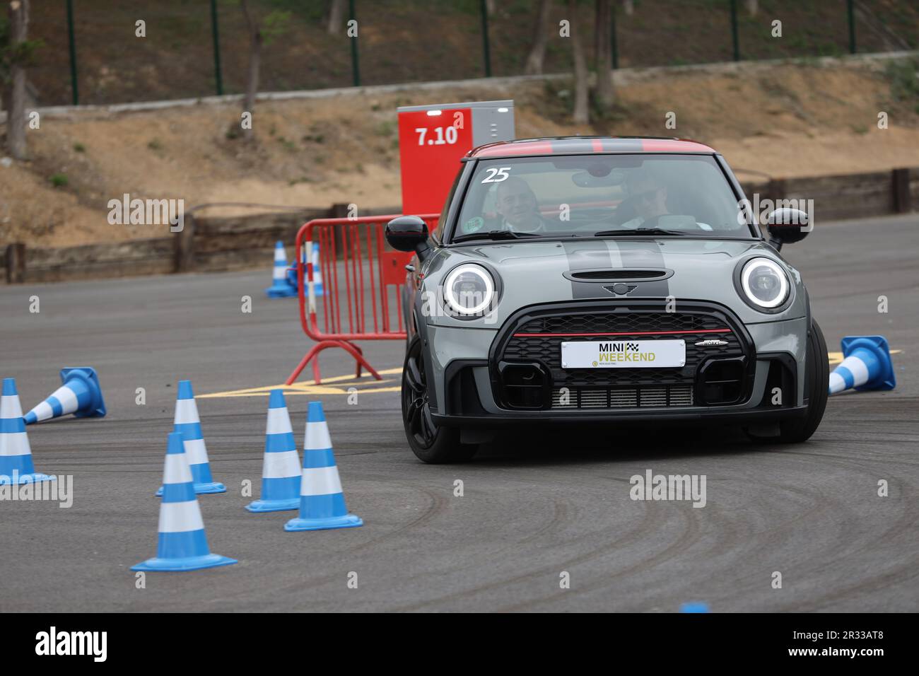 Mini Cooper test driving experience with members of public driving at ...