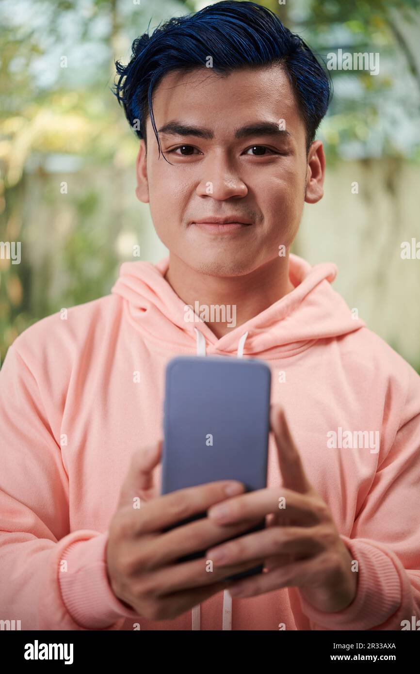Man taking self portrait hi-res stock photography and images - Alamy
