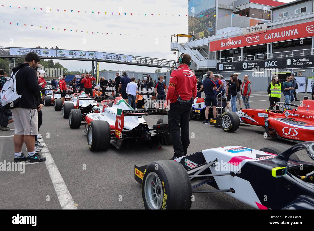 Cars lining up for Formula Regional European Championship by Alpine ...