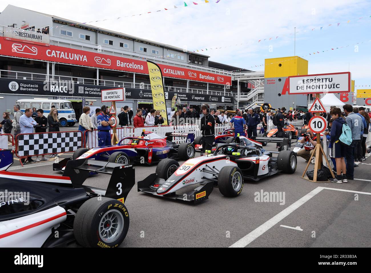 Cars lining up for Formula Regional European Championship by Alpine ...