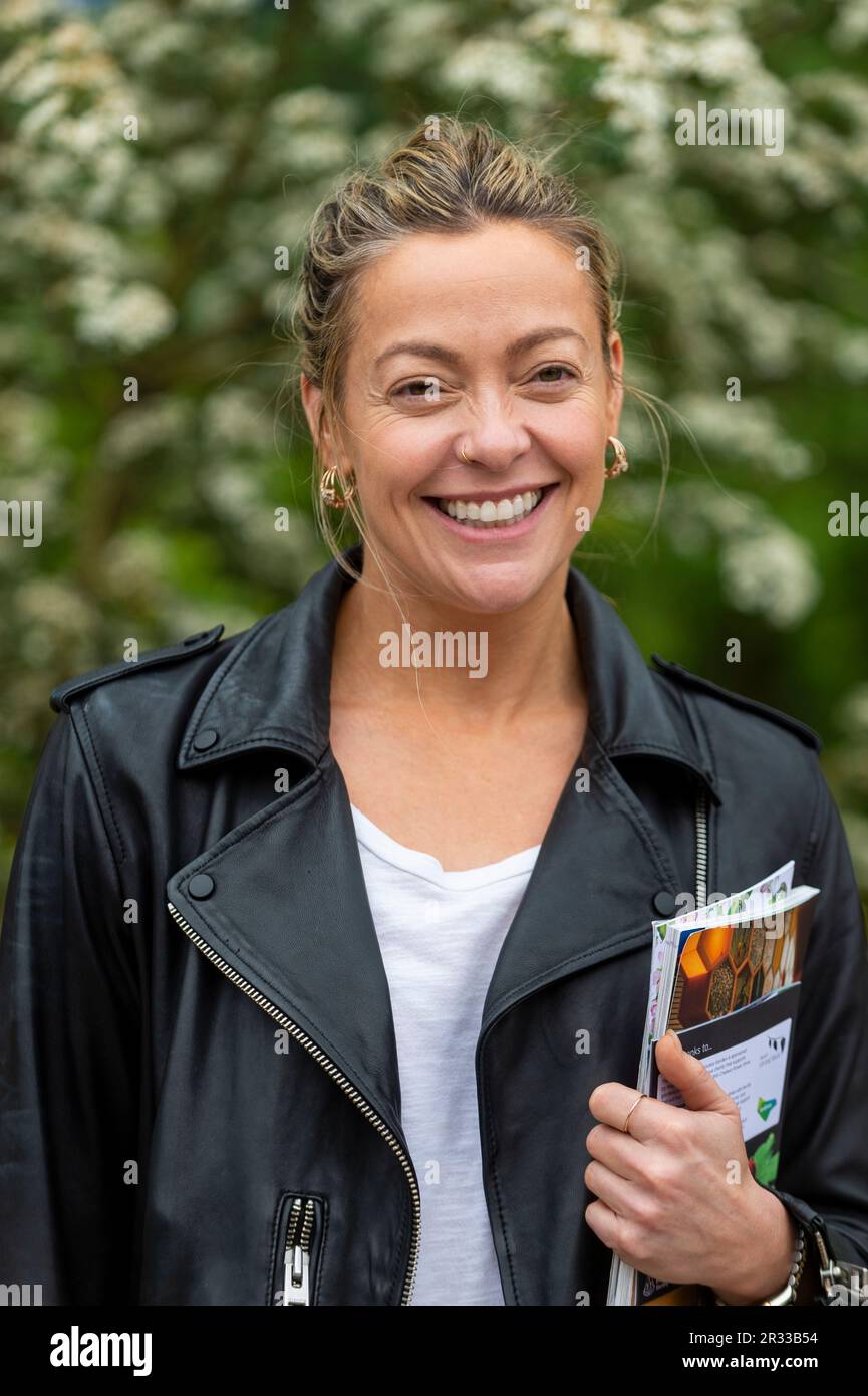 London, UK. 22 May 2023. TV presenter Cherry Healey at the press day of ...