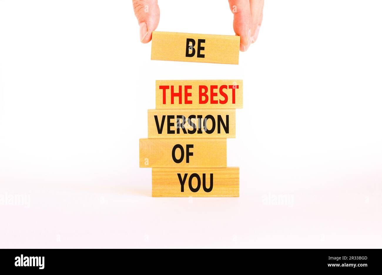 Motivational and inspirational symbol. Concept words Be the best ...