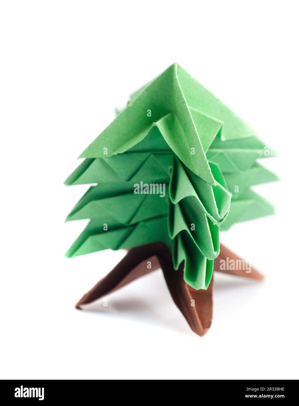 Origami fir tree Stock Photo - Alamy