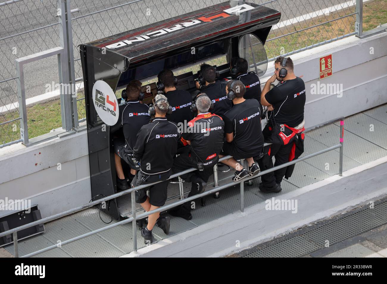 G4 Racing team pit wall at Formula Regional European Championship by ...